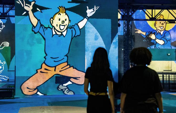 Tintin, l'aventure immersive - Official website - Created by Culturespaces